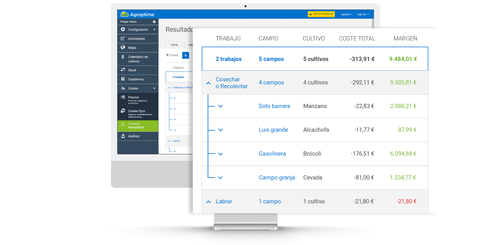Software y Applicación de gestión agrícola fácil de usar - Agroptima